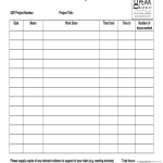 Daily Employee Break Log - quickprintable.com